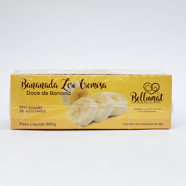 Bananada Zero Cremosa 560g Fardin Doces E Produtos De Banana